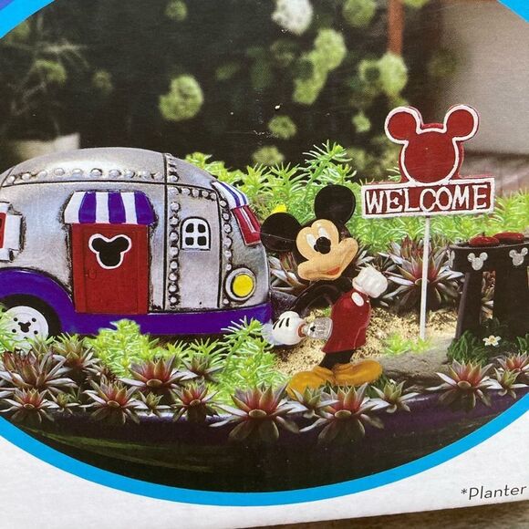 Disney | Other | 22disney Home Mickey Mouse Mini Garden Statue Rv ...
